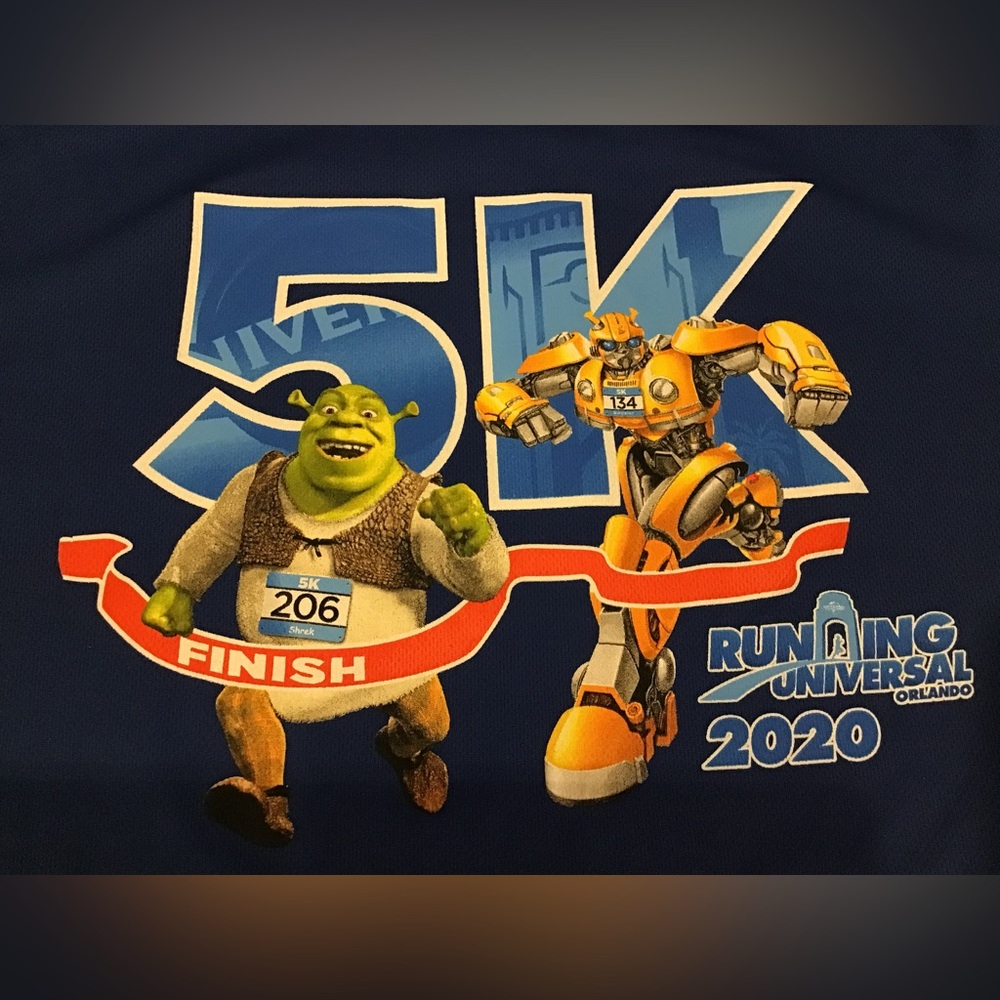 Universal Studios 5k Run 2020 Shrek, Transformer Shir… - Gem